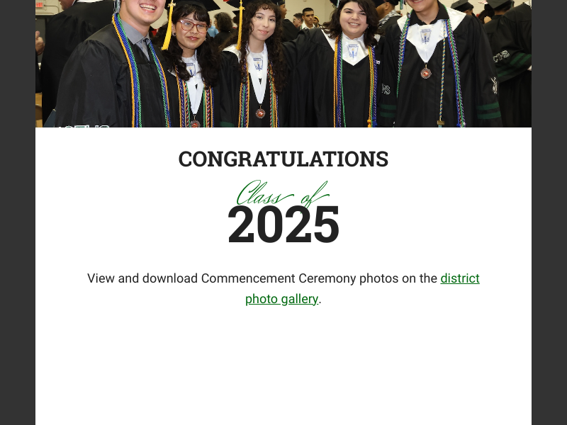 2025 SCTHS Graduation ProgramPhoto Gallery