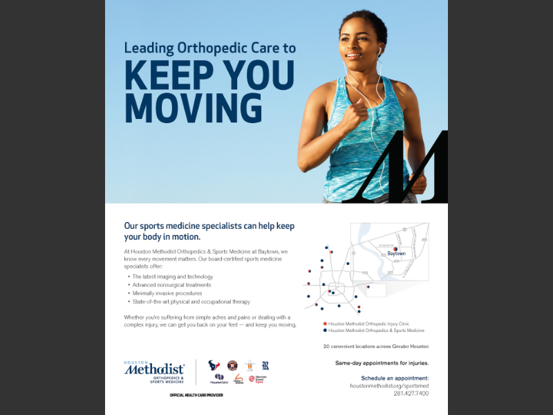 Back to School 2023Houston Methodist Ad