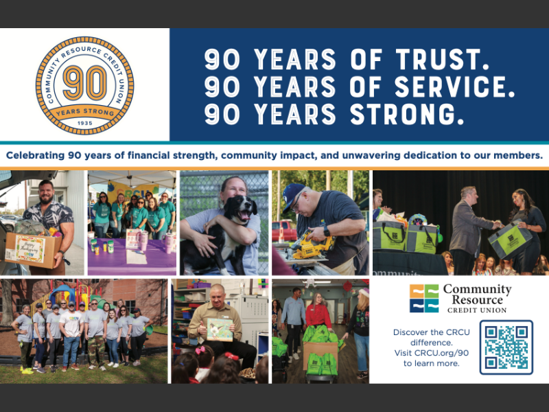 End of Year 2025Community Resource Credit Union Ad