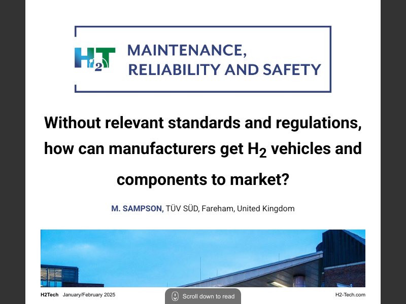 January/February 2025Maintenance, Safety and Reliability—Sampson (TUV SUD)