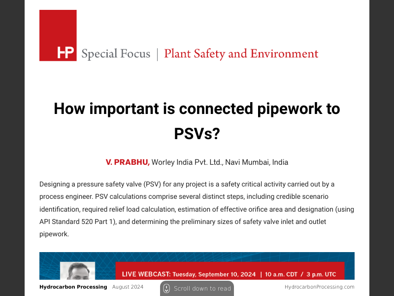 August 2024SPECIAL FOCUS—Prabhu (Worley India Pvt. Ltd.)
