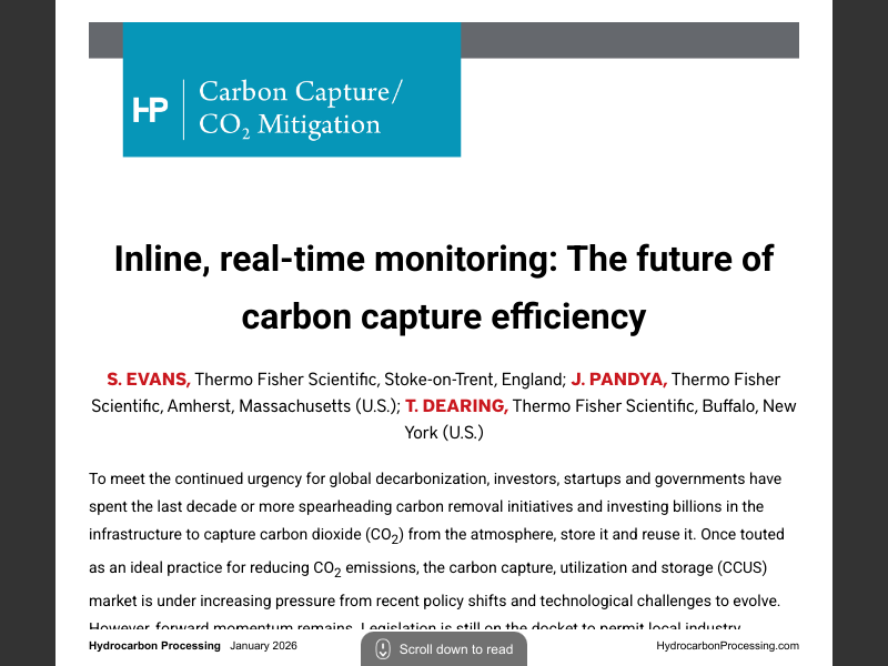 January 2026Carbon Capture/CO2 Mitigation—Evans (Thermo Fisher Scientific)