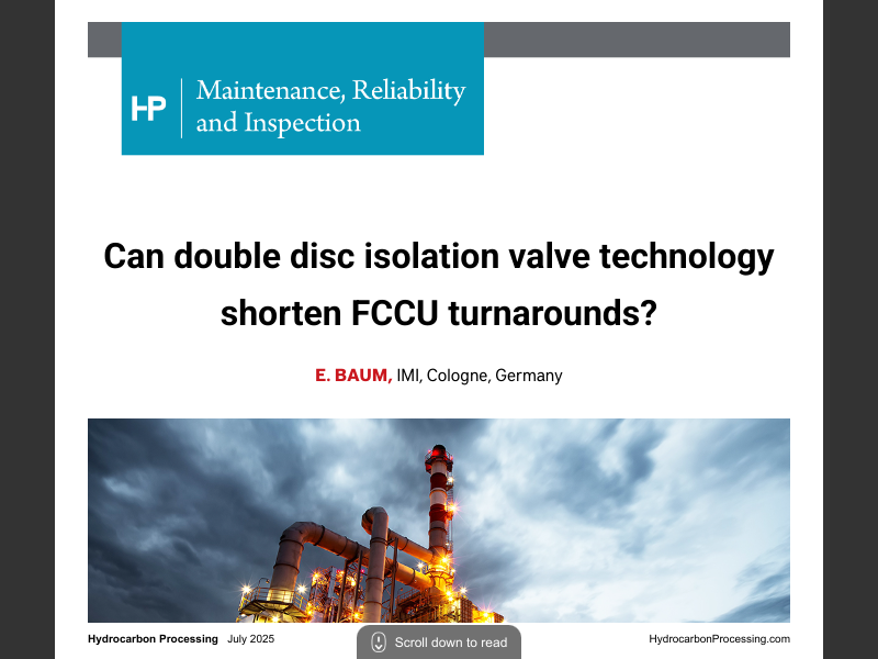 July 2025Maintenance, Reliability and Inspection—Baum (IMI)