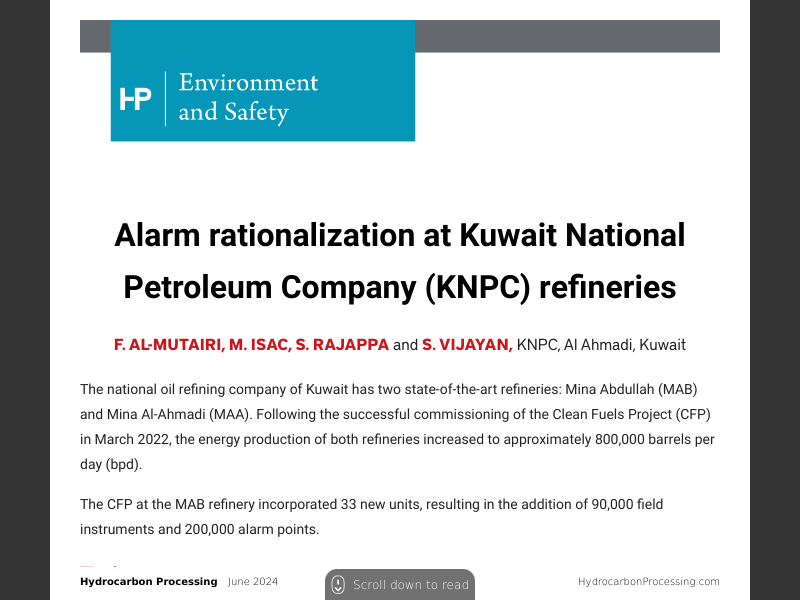 June 2024Environment and Safety—Al-Mutairi (KNPC)