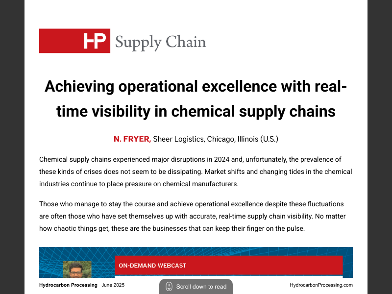 June 2025COLUMN—Supply Chain (Fryer)