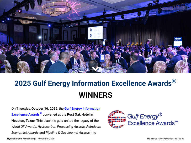 November 2025Gulf Energy Information Excellence Awards Winners