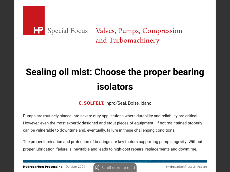 October 2024SPECIAL FOCUS—Solfelt (Inpro/Seal)