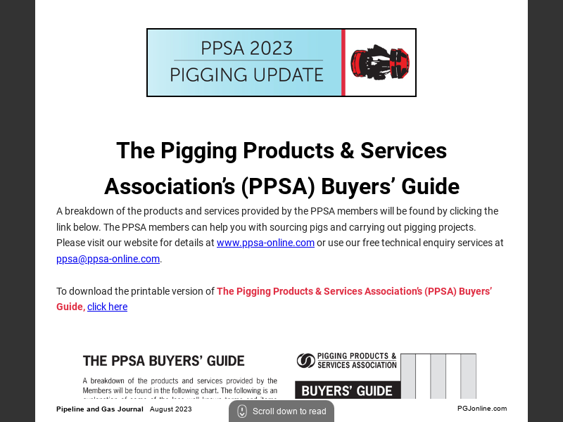 August 2023PPSA Buyers' Guide 2023