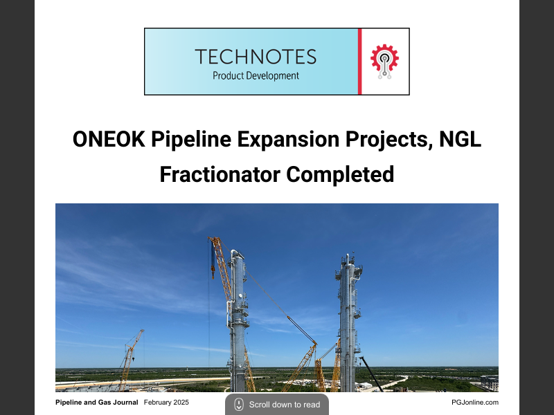 February 2025Technote—ONEOK