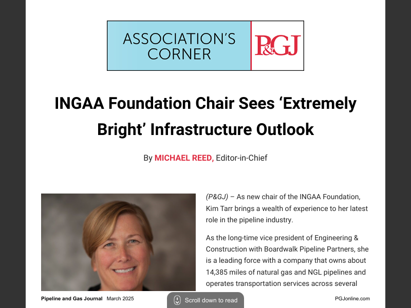 March 2025Association Corner—INGAA