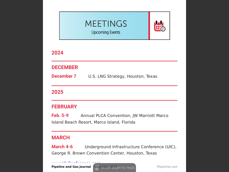 November 2024Meetings