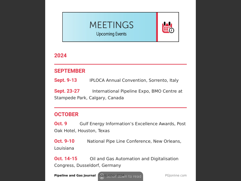September 2024Meetings