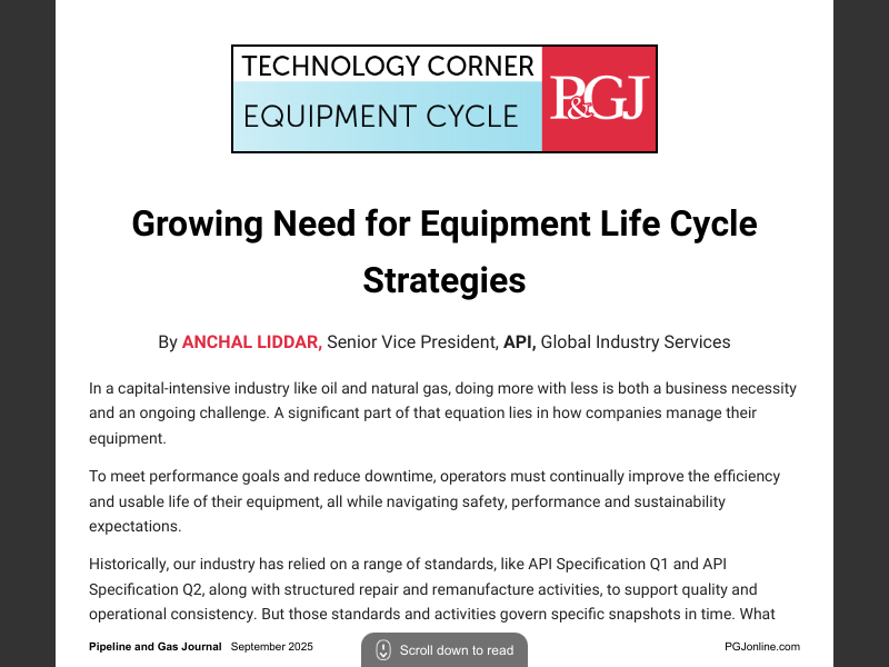 September 2025Tech Corner-Equipment Cycle—Liddar (API)