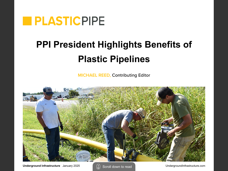January 2025Plastic PIpe—PPI Interview