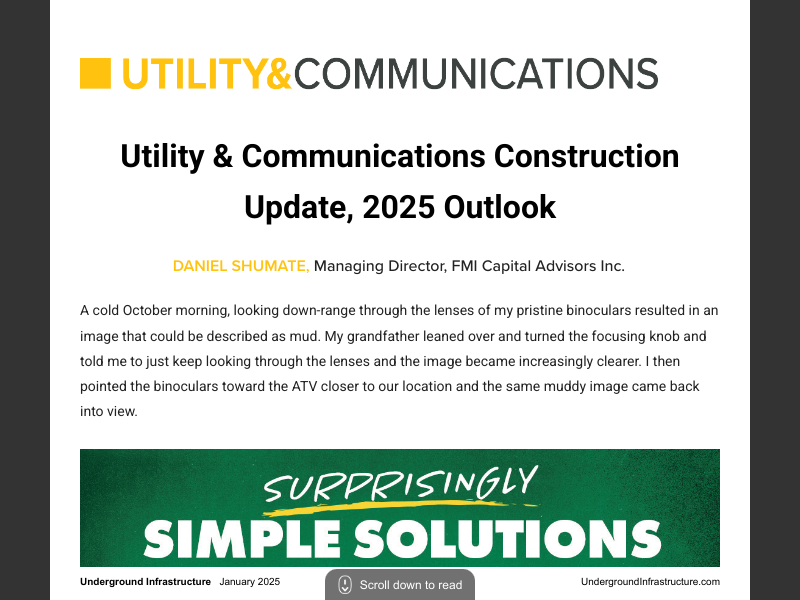 January 2025Utilities & Communications Update
