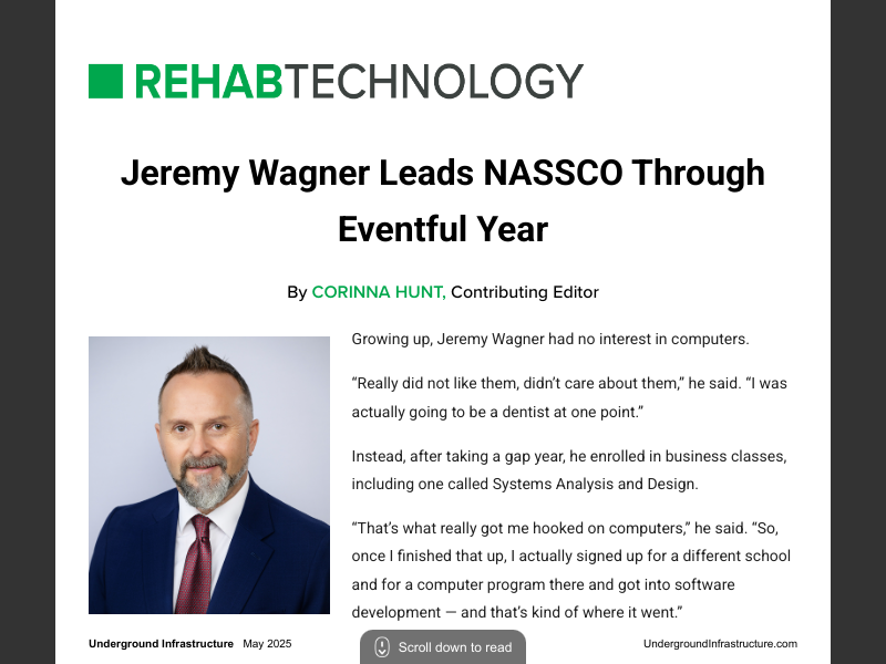 May 2025Rehab Tech—NASSCO Year Review