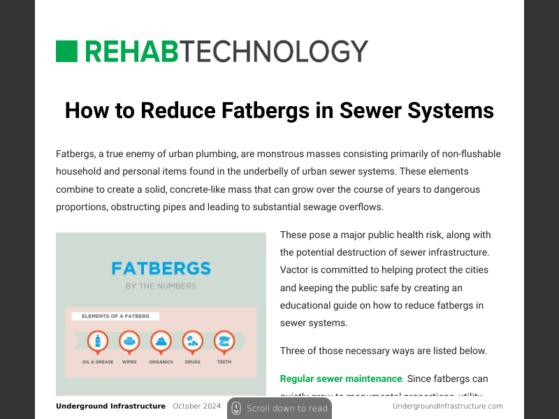 October 2024Rehabilitation—Fatbergs