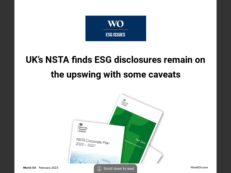 February 2023ESG Issues—NSTA