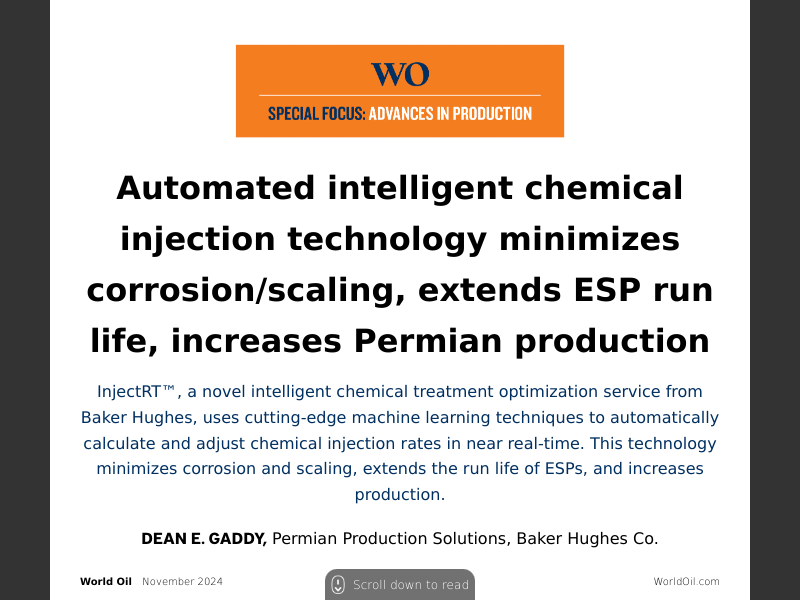November 2024Advanced in Production—Gaddy (Baker Hughes)