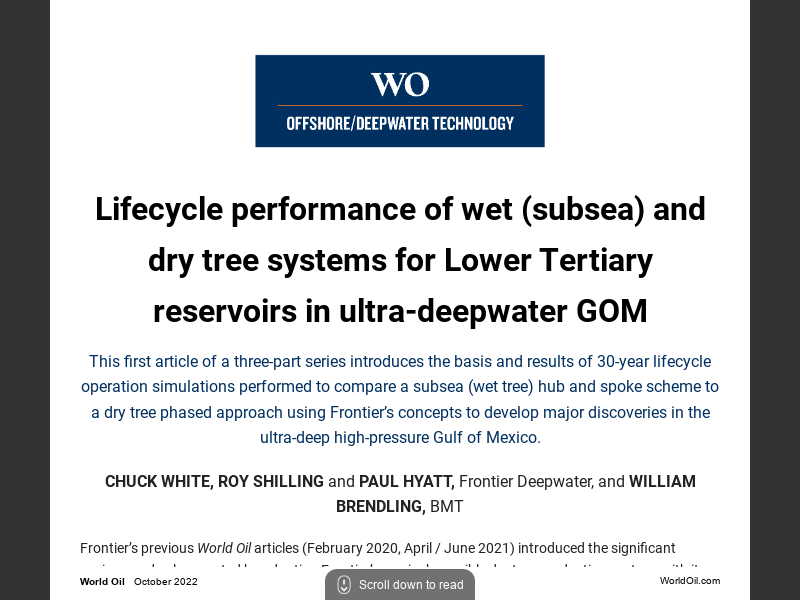 October 2022DEEPWATER TECHNOLOGY—White (Frontier Deepwater)