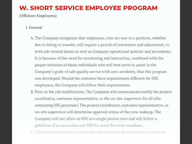 Hiller Safety Manual II: Health and Safety ProgramW. Short Service ...