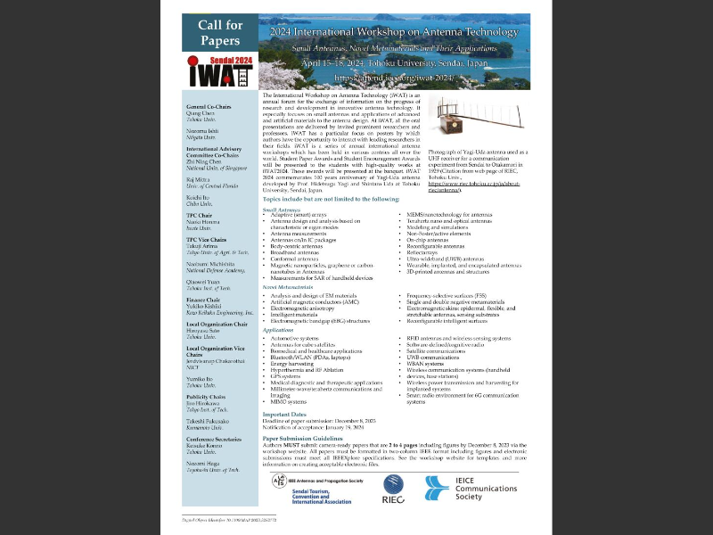 IEEE Antennas & Propagation Magazine - August 2023Iwat 2024