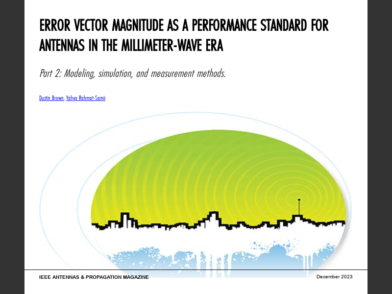 IEEE Antennas & Propagation Magazine - December 2023Error Vector ...