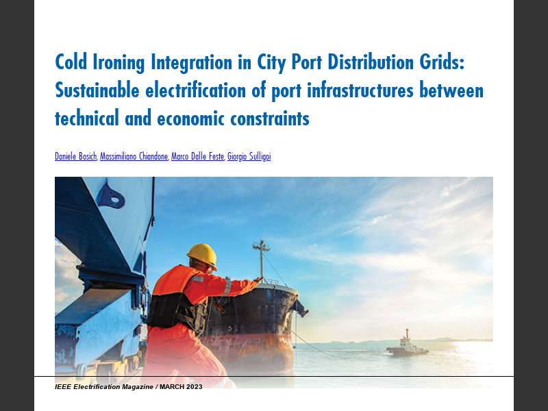 IEEE Electrification Magazine - March 2023Cold Ironing Integration in ...