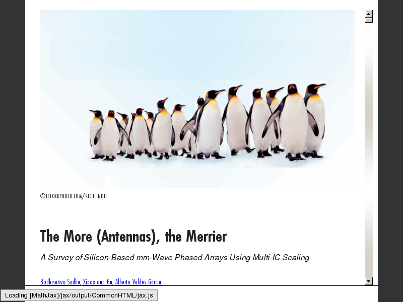 IEEE Microwave Magazine, December 20195G Infrastructure RF Solutions