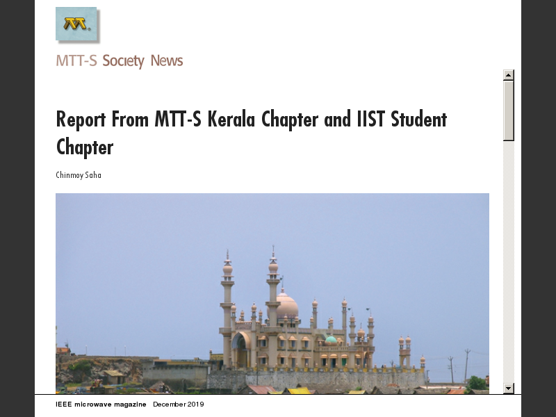 IEEE Microwave Magazine, December 20195G Infrastructure RF Solutions