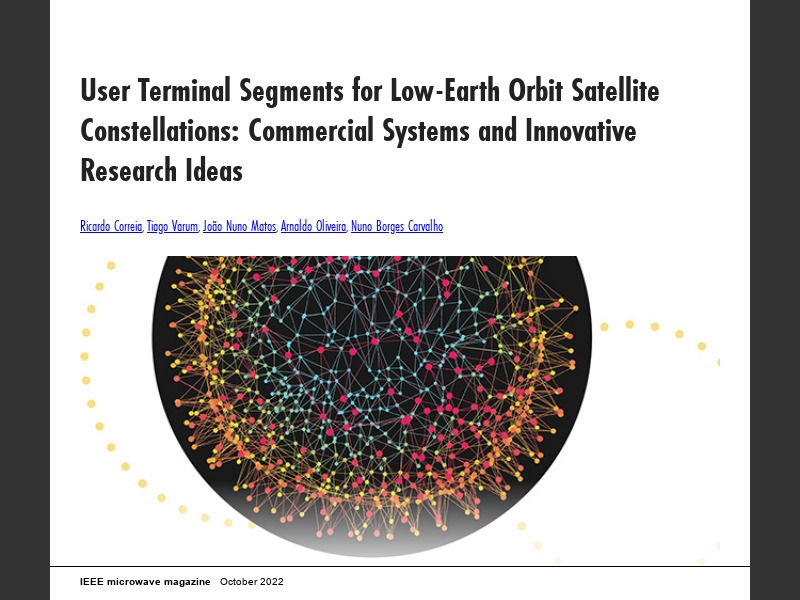 IEEE Microwave Magazine, October 2022User Terminal Segments for Low ...