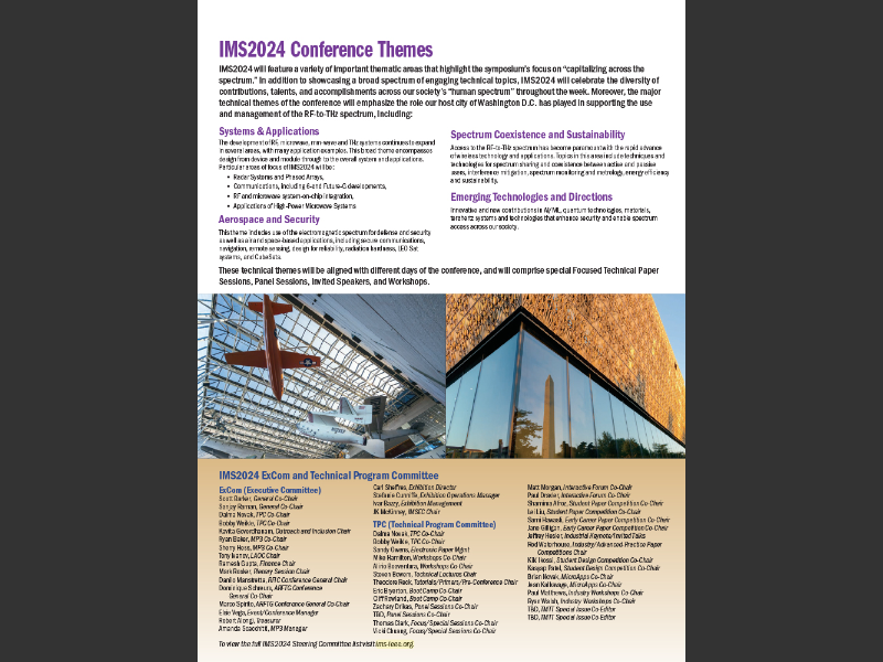 IEEE Microwave Magazine, October 2023IMS2024 Conference Themes