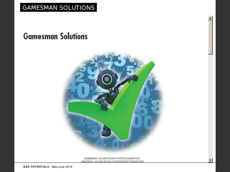 IEEE Potentials Magazine, May/June 2019Cover