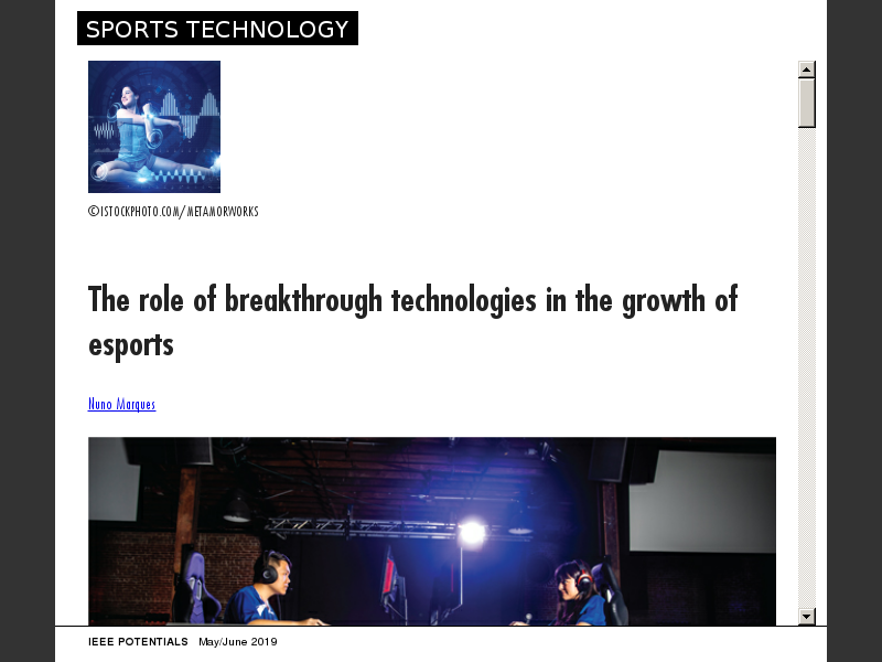 IEEE Potentials Magazine, May/June 2019Cover