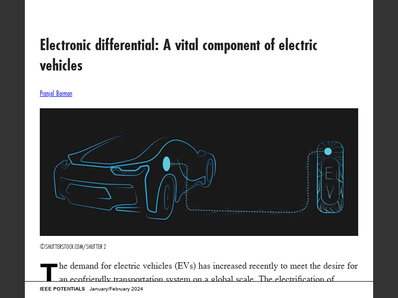 IEEE Potentials Magazine - January/February 2024Electronic differential