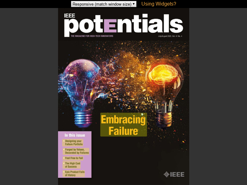 IEEE Potentials Magazine, Jul/Aug 2022Cover