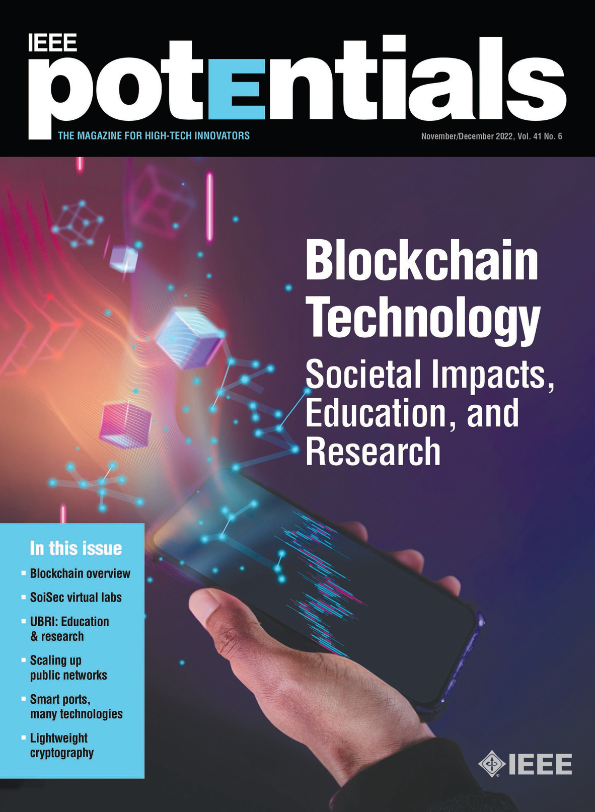 IEEE Potentials Magazine - November/December 2022Cover