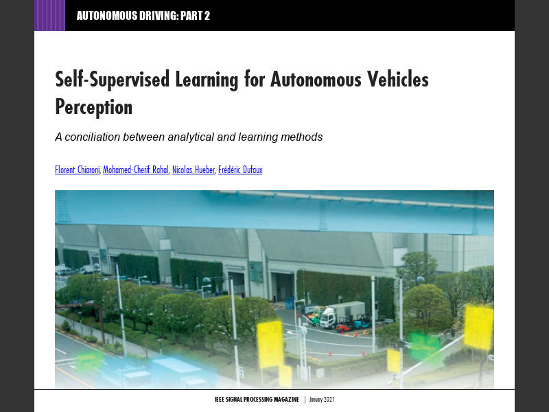 IEEE Signal Processing Magazine, January 2021Cover