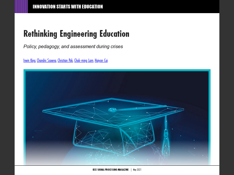 IEEE Signal Processing Magazine, May 2021Cover