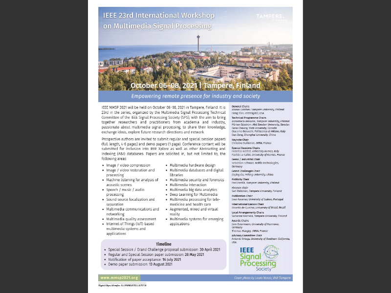 IEEE Signal Processing Magazine, May 2021Cover