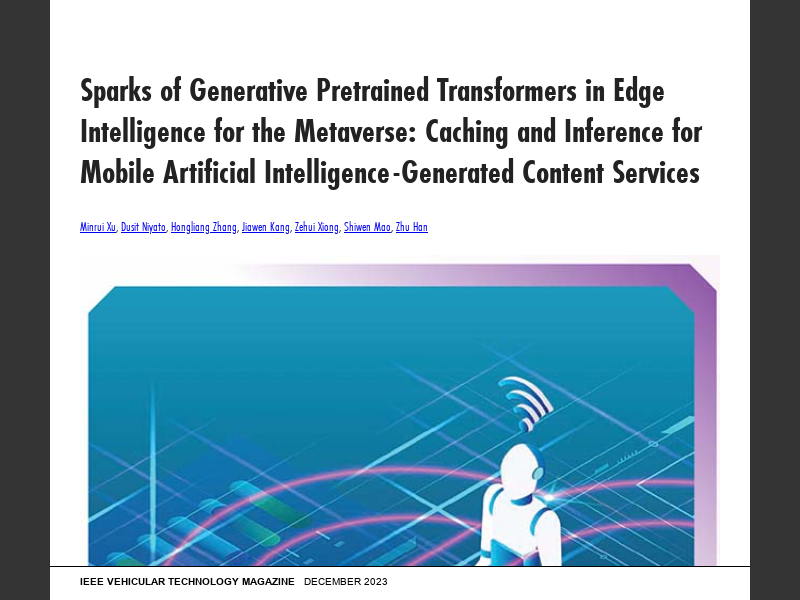 IEEE Vehicular Technology Magazine - December 2023Sparks of Generative ...