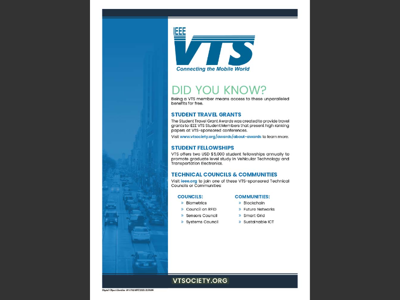IEEE Vehicular Technology Magazine - June 2023VTS Society