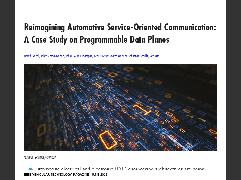 IEEE Vehicular Technology Magazine - June 2023Reimagining Automotive ...