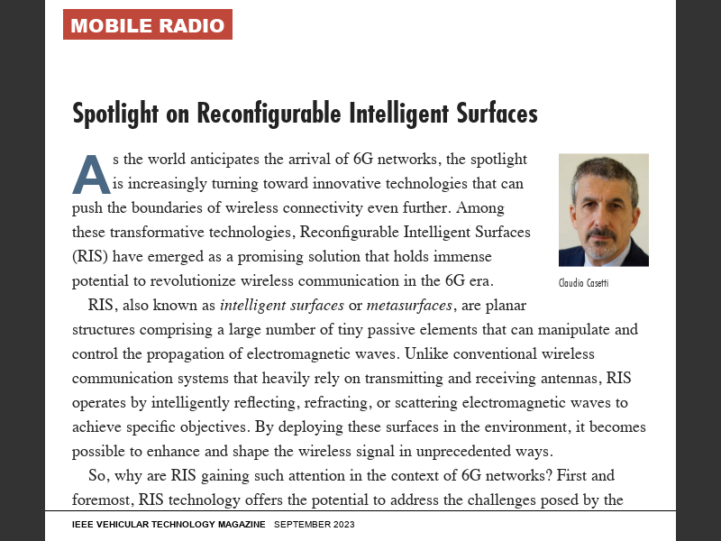 IEEE Vehicular Technology Magazine - September 2023Mobile Radio