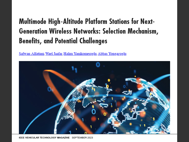 IEEE Vehicular Technology Magazine - September 2023Multimode High ...