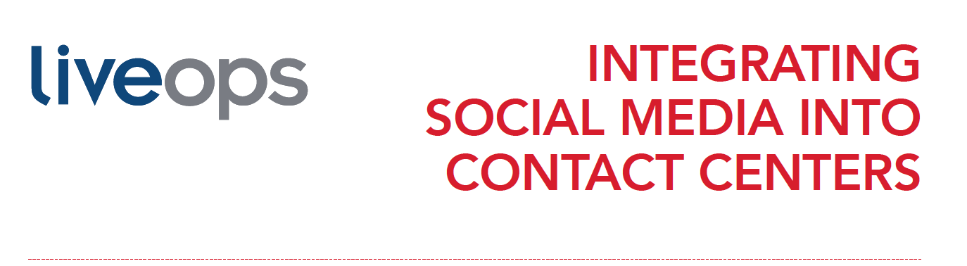 Integrating Social Media Into Contact Centers