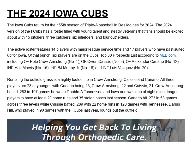2024 Issue 1Feature Article