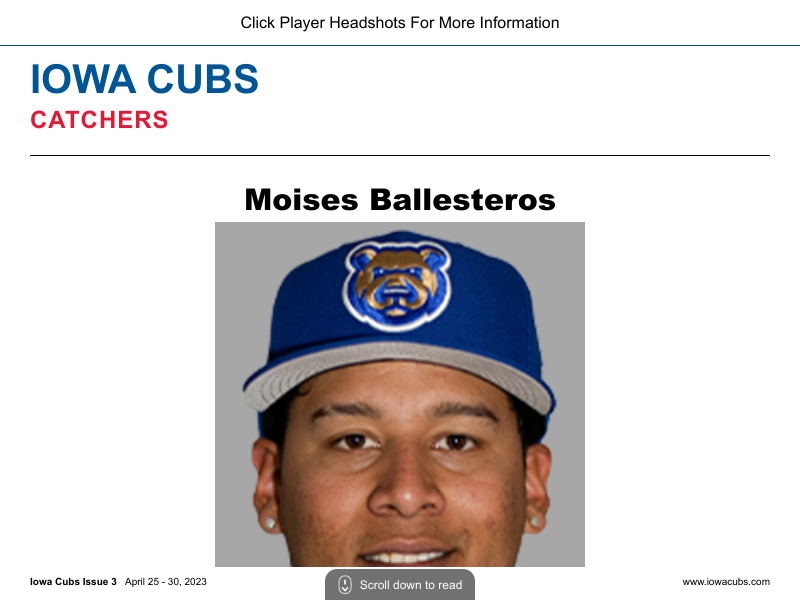 2025 Issue 10Player Bios - Catchers