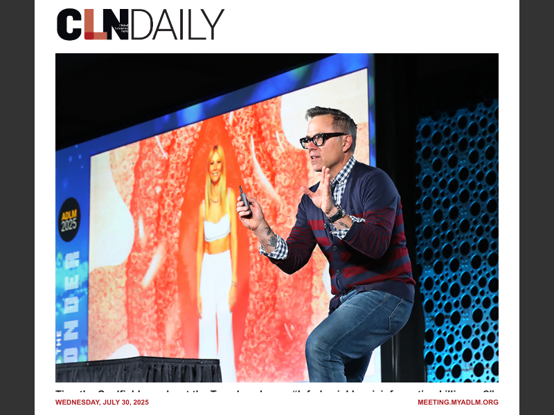 CLN Daily Wednesday, July 30, 2025Misinformation