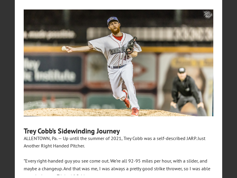Issue Six: June 13-18Trey Cobb